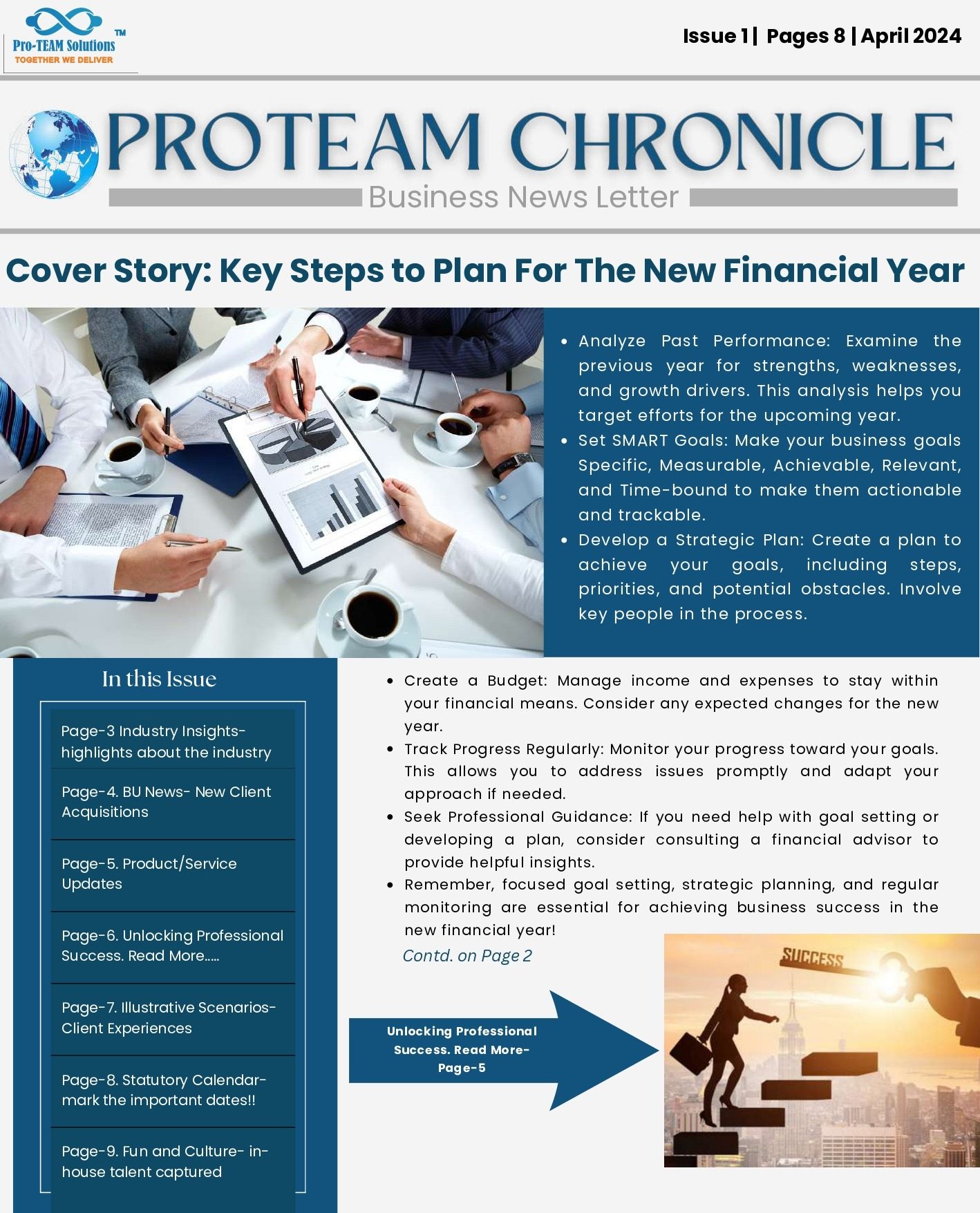 News Letter - Pro-TEAM Solutions